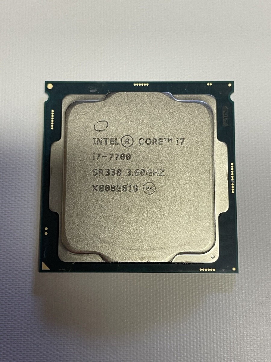 Intel i7-7700 - Quad Core CPU @ 3.60GHz LGA 1151 7th Gen Intel i7-7700 - Quad Core CPU @ 3.60GHz LGA 1151 7th Gen