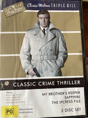 CLASSIC MATINEE TRIPLE BILL CRIME THRILLER DVD A&1 3-DISC PAL REGION 4 ...
