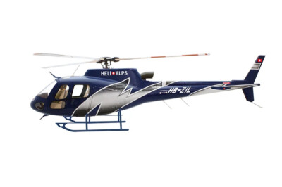 700 Size AS-350 Heli Alps RC Helicopter Fuselage Blue V2 Version with ...