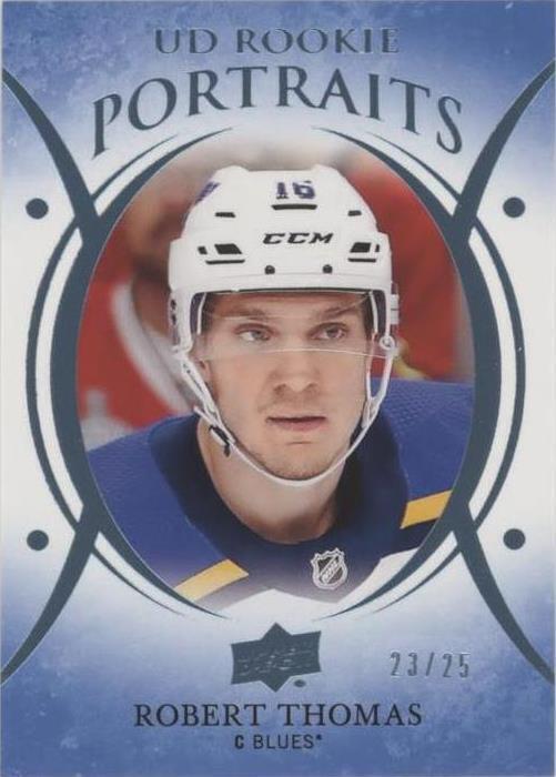 2018-19 Upper Deck - Ud Portraits Rookies Robert Thomas #P-66 Platinum ...