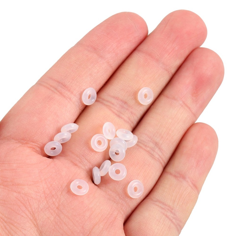 80 PCS Anti-slip Rubber Ring Stopper for Charms Mother Man End ...