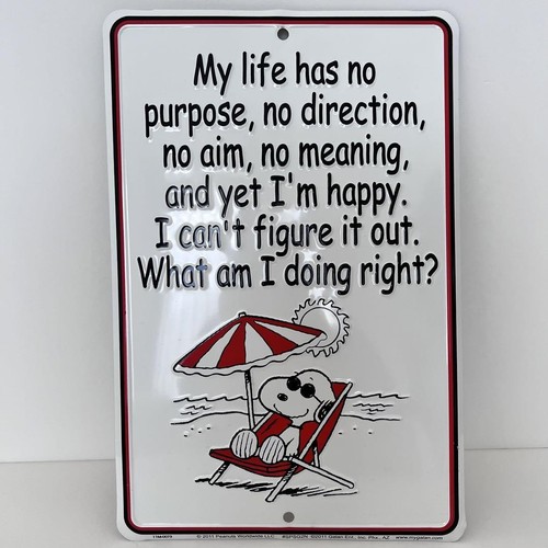 Snoopy Joe Cool Metal Plate Galan | eBay