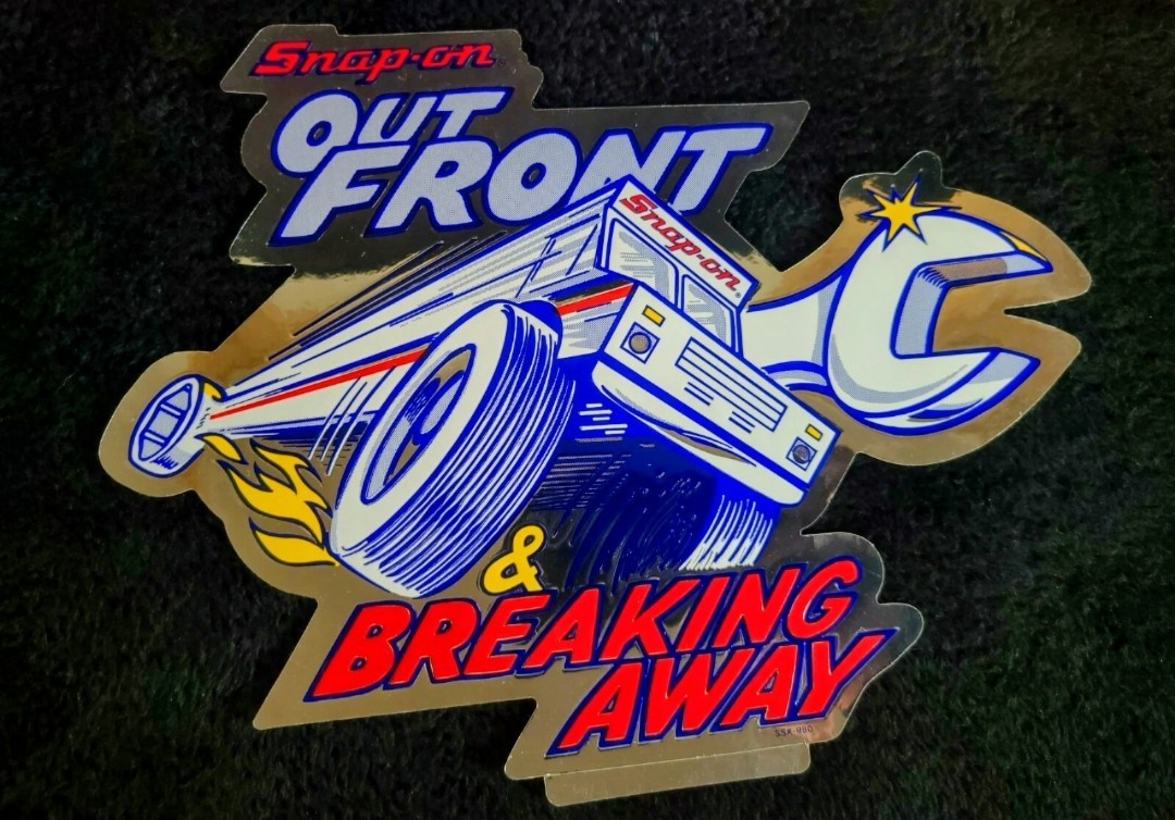 2-PACK SNAP-ON TOOLS BIKER HOT ROD RAT FINK MOTORCYCLES GUNS STICKERS ...