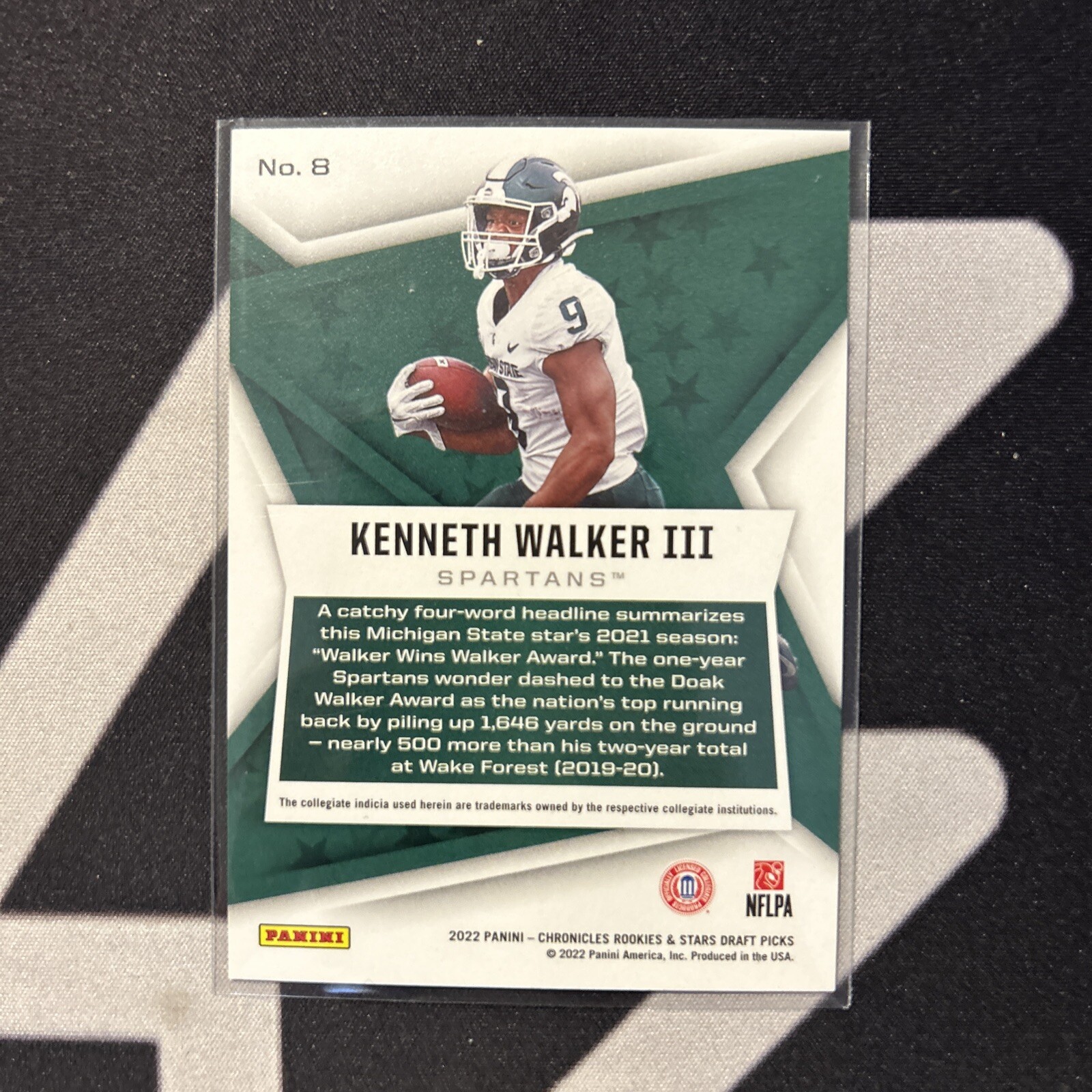 2022 Panini Chronicles Draft Picks - Rookies & Stars #8 Kenneth Walker ...