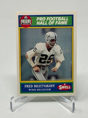 1990 CMC Swell Greats Football Fred Biletnikoff Card #146 | eBay