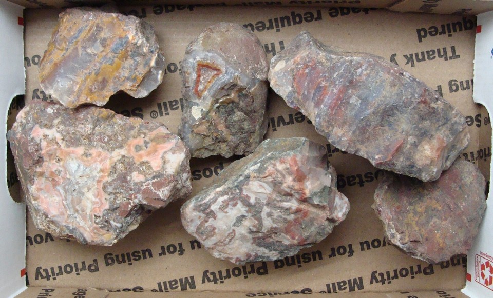 32 Ounces Trim Saw Size Moroccan Agate Rough for Slabs and Cabs from ...
