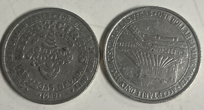 2- $1 Vintage CIRCUS CIRCUS GAMING TOKENS 1989 Las Vegas, Nevada | eBay
