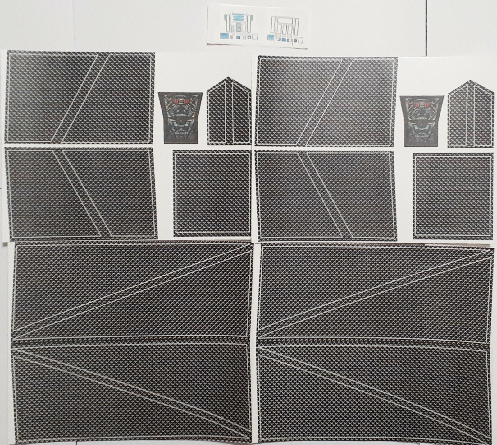 Vintage Star Wars Tie Interceptor Replacement Toy Stickers Peel&Stick ...