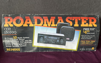 Roadmaster RS1400s Car Stereo & Speaker System Warranty | United States