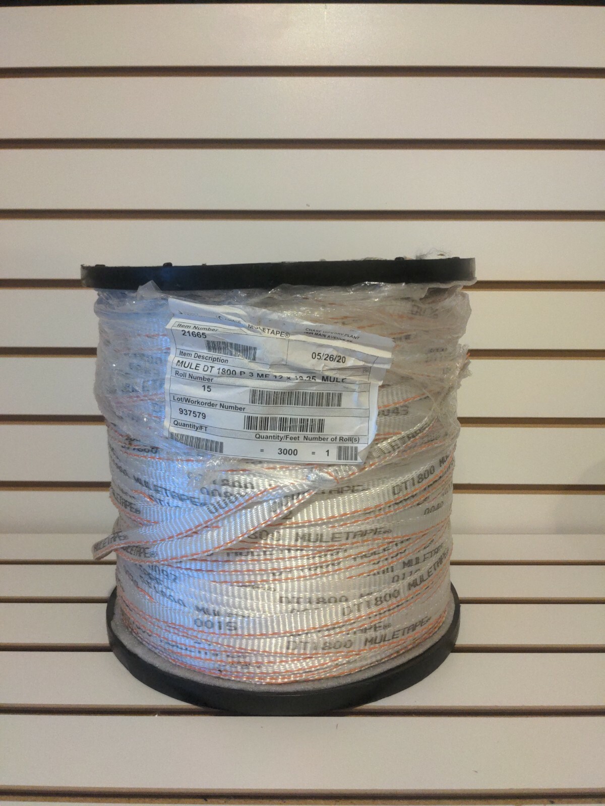 NEPTCO DT Series Detectable MULETAPE 5/8 In. Polyester 3000 Feet Reel ...