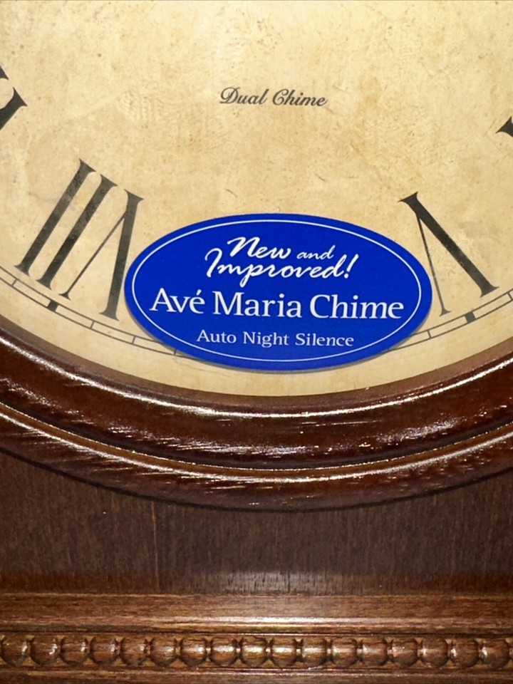 Howard Miller Hampton Dual Chime German Quartz Movement Mantle Clock ...