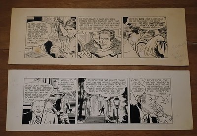 Two Alex Kotzky APT. 3G Original Good Girl Newpaper Comic Strip Artwork ...