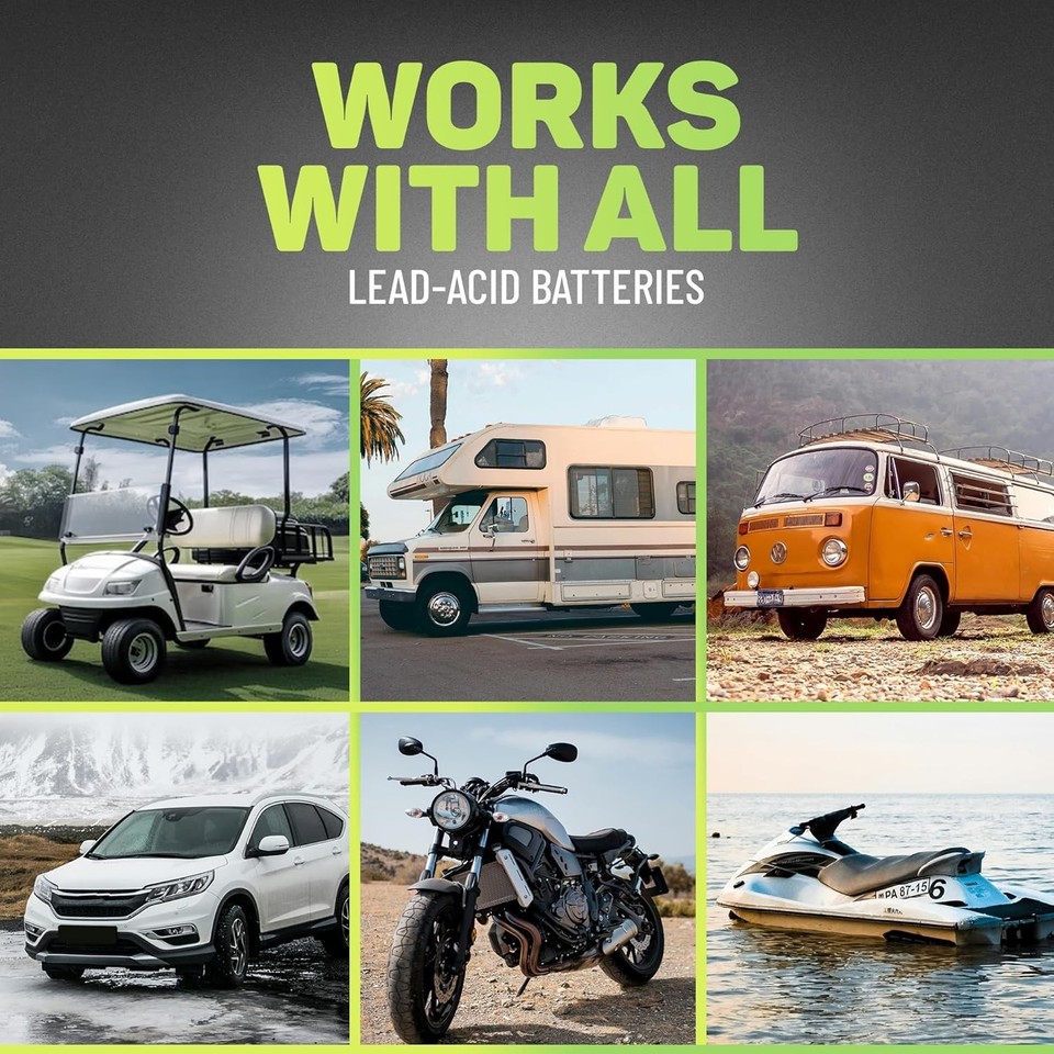 FORTIVO Battery Restorer and Desulfator for Lead Acid Battery - Prolong ...