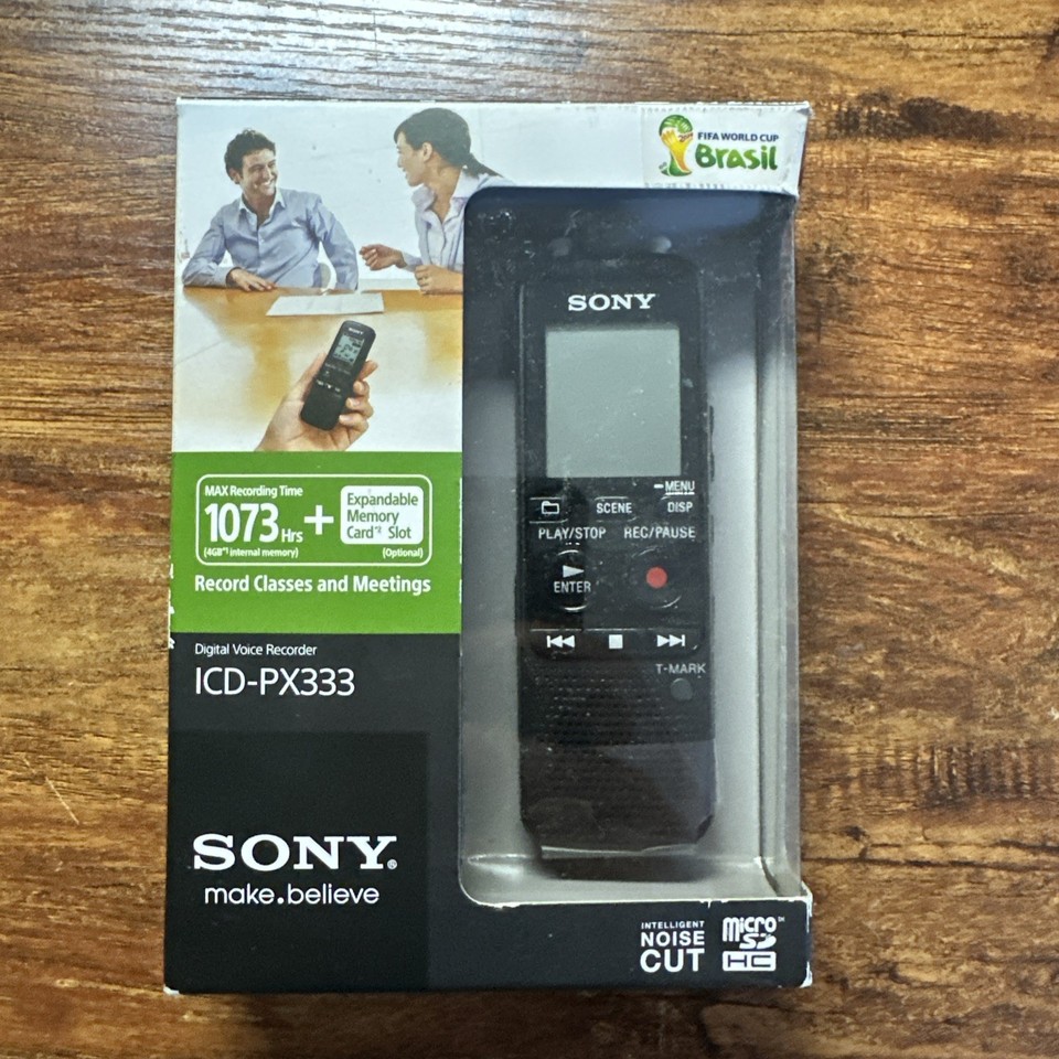 Sony ICD-PX333 Digital Voice Recorder - Black New Sealed 27242860100| eBay