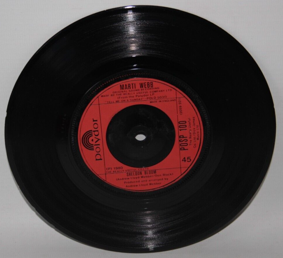 Marti Webb - Take That Look Off Your Face - 1980 Vinyl 7" Single - POSP ...