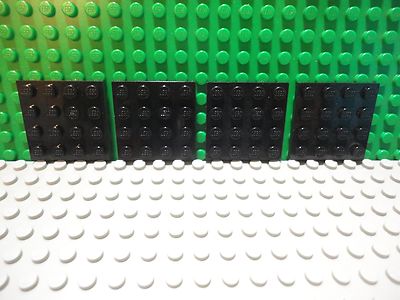 Lego 4 Black 4x4 base plate | eBay