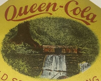 Antique Vintage 1930s 🔥 Queen Cola Label, Punxsutawney, PA, Unique ...