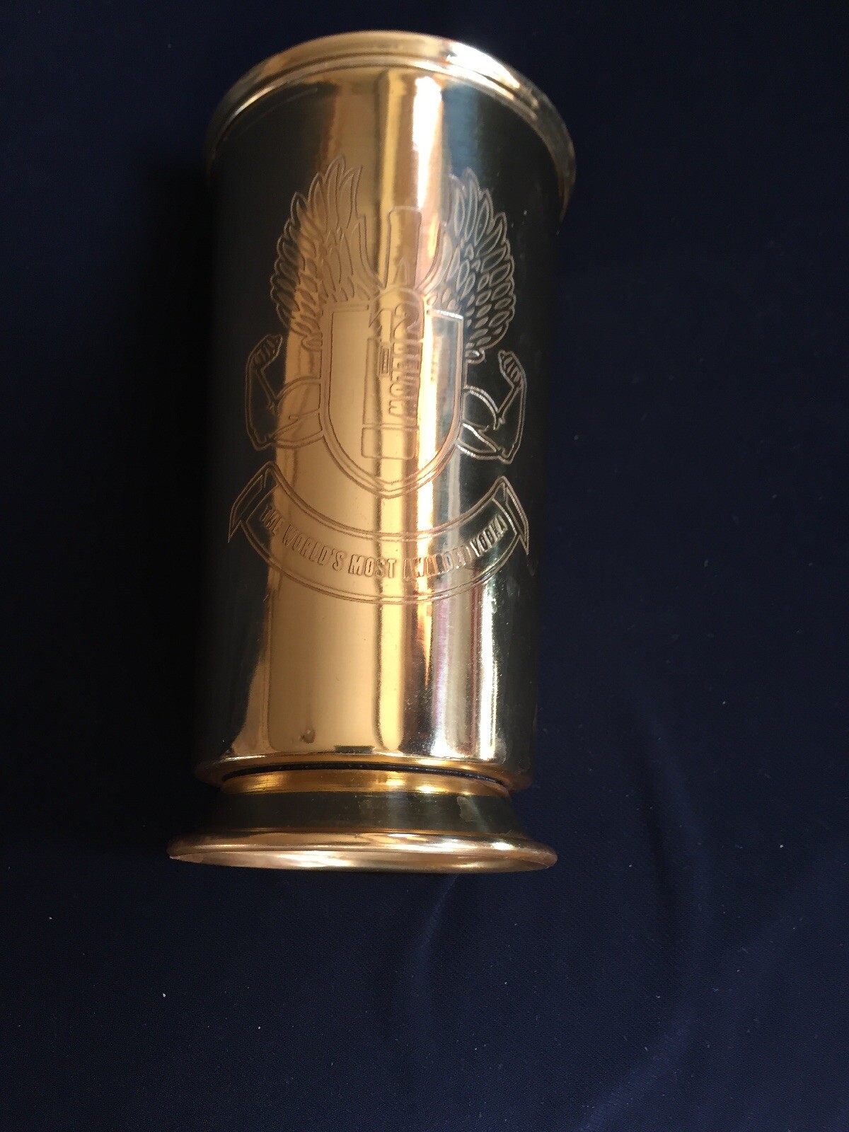 Gold Plated Julep Tin - 42 Below Vodka - Cocktail Cup - Limited Edition ...