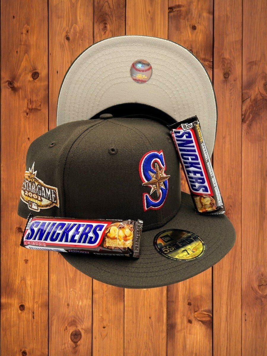Seattle Mariners New Era All Brown Snickers Bar/Caramel Bottom Patch Sz ...