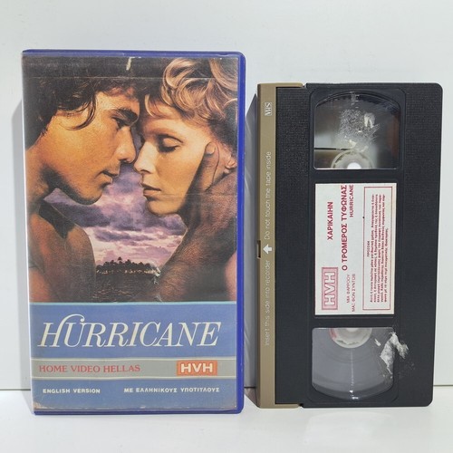 THRILLER VHS TAPE Hurricane 1979 GREEK SUBS PAL Mia Farrow Max von ...