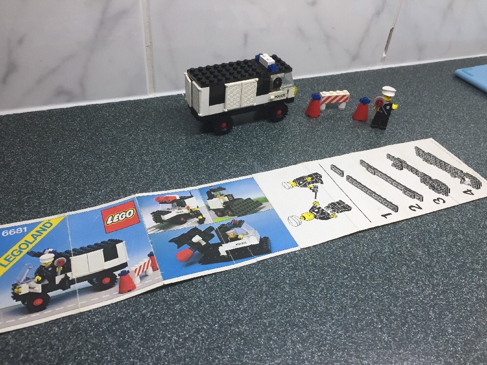 Vintage Lego Classics 6681 Highway Police Can Truck 1981 | eBay UK