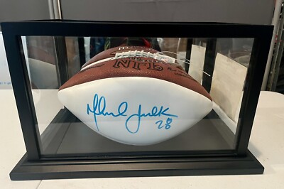 Marshall Faulk Signed Auto NFL Authentic Football St Louis Rams #28 w ...