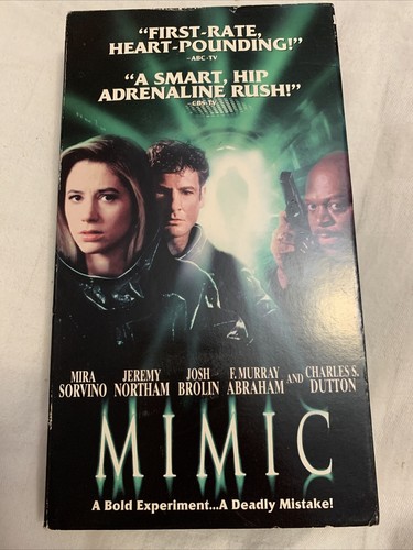 Mimic (VHS, 1998) Horror Suspense Guillermo Del Toro 786936062748| eBay