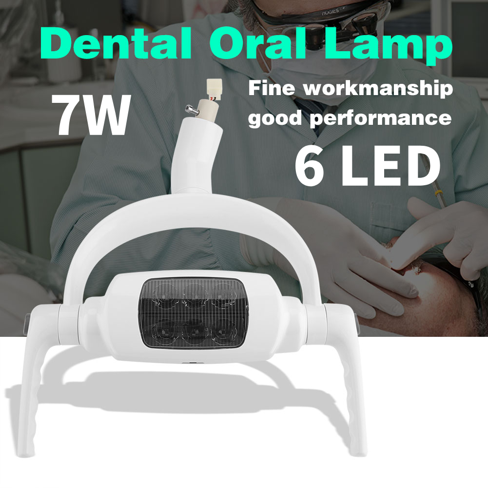 6 LED Dental Teeth Lamp Oral Light Induction Unit Chair Tool 12V 6000K ...