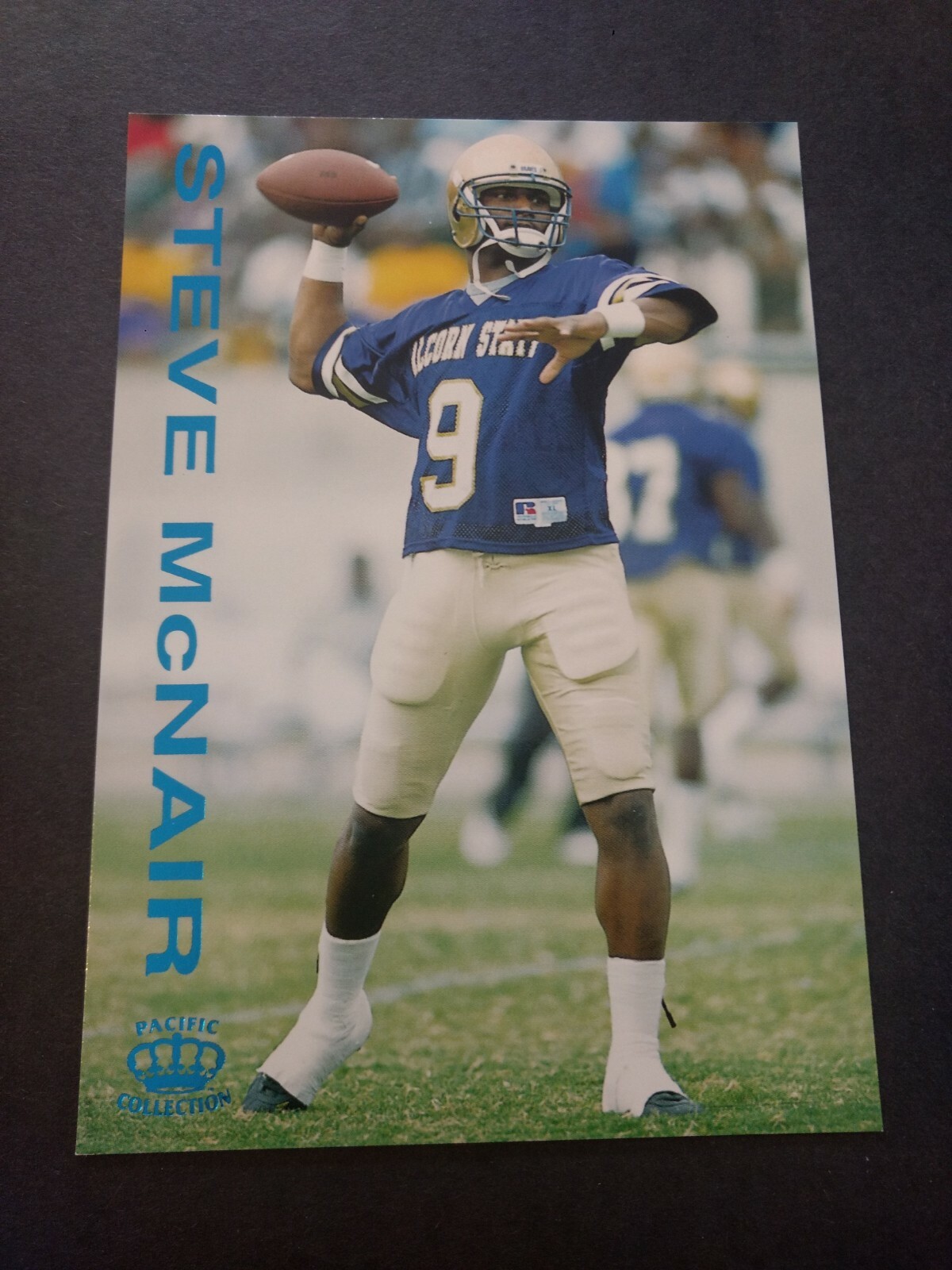 STEVE McNAIR 1995 Pacific Collection Pure NFL Gridiron #74 Tennessee ...