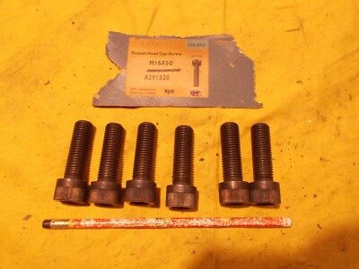 6 NEW METRIC SOCKET HEAD CAP SCREWS M16 x 50mm shcs SHANNON IRELAND | eBay