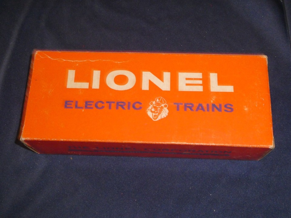 LIONEL 3419 OPERATING HELICOPTER CAR ORIGINAL BOX ONLY E+ W/ALL FLAPS ...