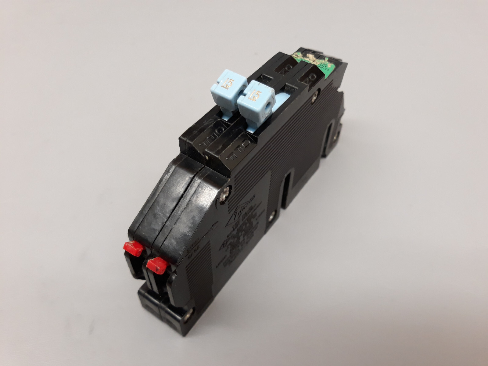 Zinsco 15 Amp Twin R38 RC381515 Red Tab Breaker Chipped | eBay