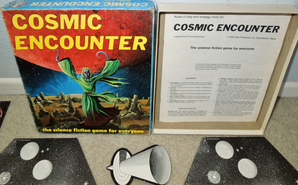 1978 Eon Games Cosmic Encounter Outer Space Sci-Fi Classic, Only 1 ...