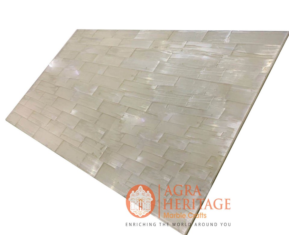 Selenite Stone Backlit Table Tops Slab for Dining Room Home Interior ...