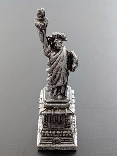 Pewter Statue Of Liberty Figure 8" Metal Art Decor (8"X2"X2") | eBay