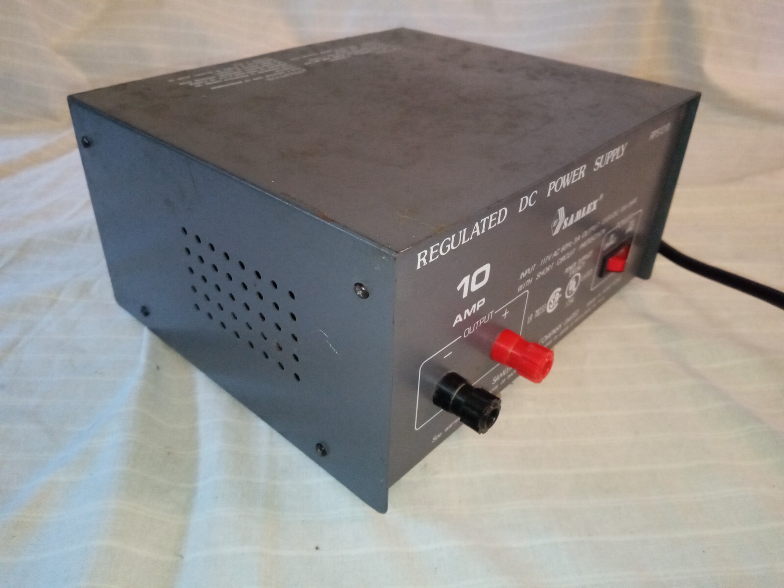 Samlex Regulated DC Power Supply RPS 1210 Short Circuit Protected 10 ...