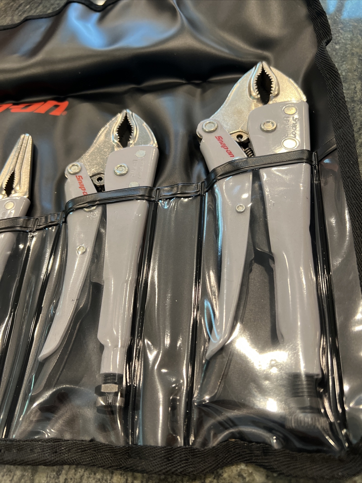 Snap-on Tools 4 PC Combination Locking Pliers Set LP404 for sale online ...