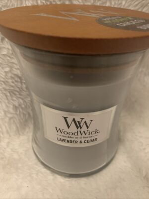 WoodWick Lavender & Cedar Medium Hourglass Candle, 9.7 oz. | eBay