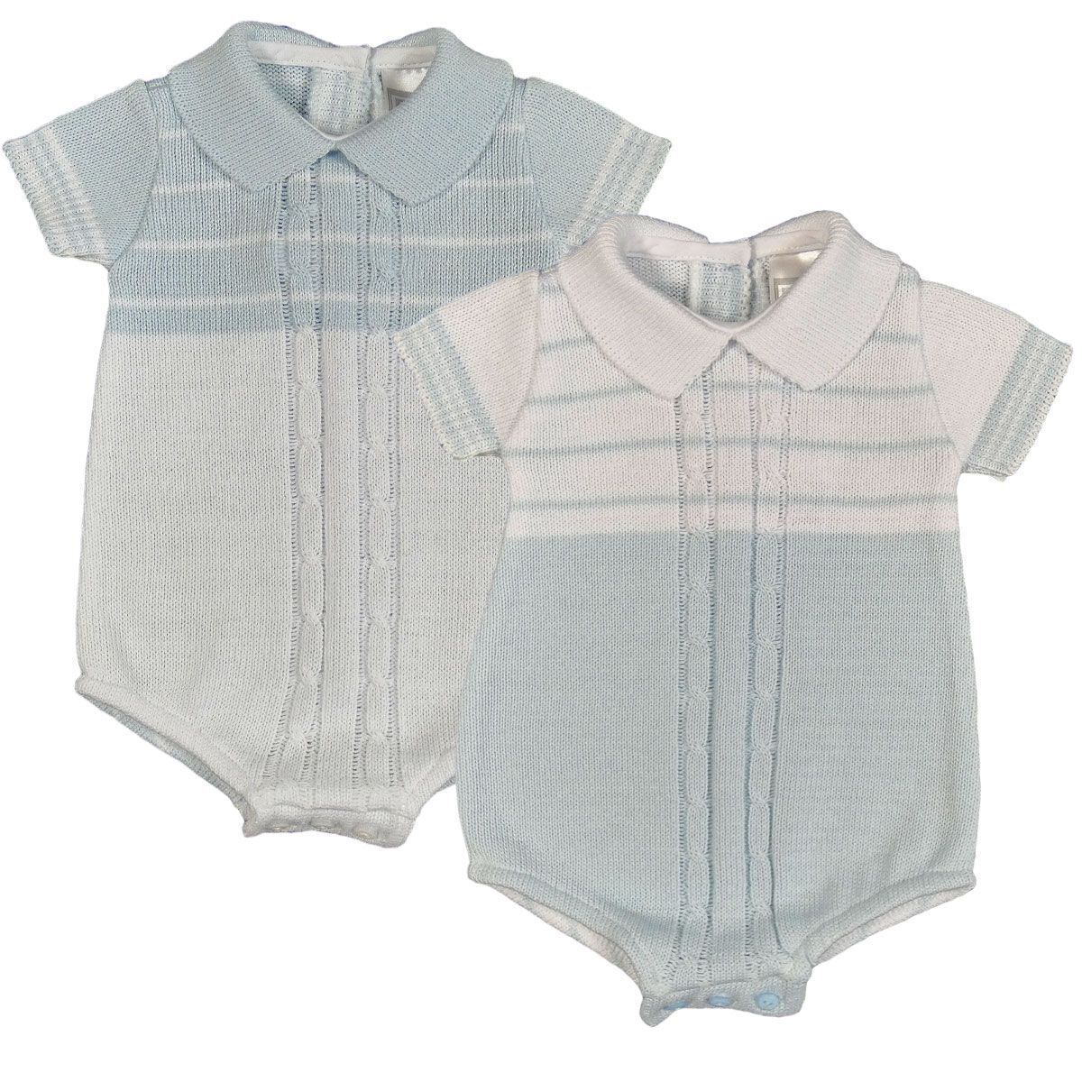 PEX Baby Boy Romper Suit Quality Knitted COTTON | eBay UK