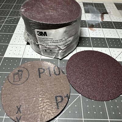3” DA 3M Sandpaper 100 Grit 50 Pack PSA Sticky Back CLEARANCE PRICED | eBay