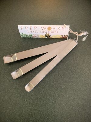 Amco Houseworks Stainless 18/8 Measuring Spoons Nesting Set of 3 #243 ...