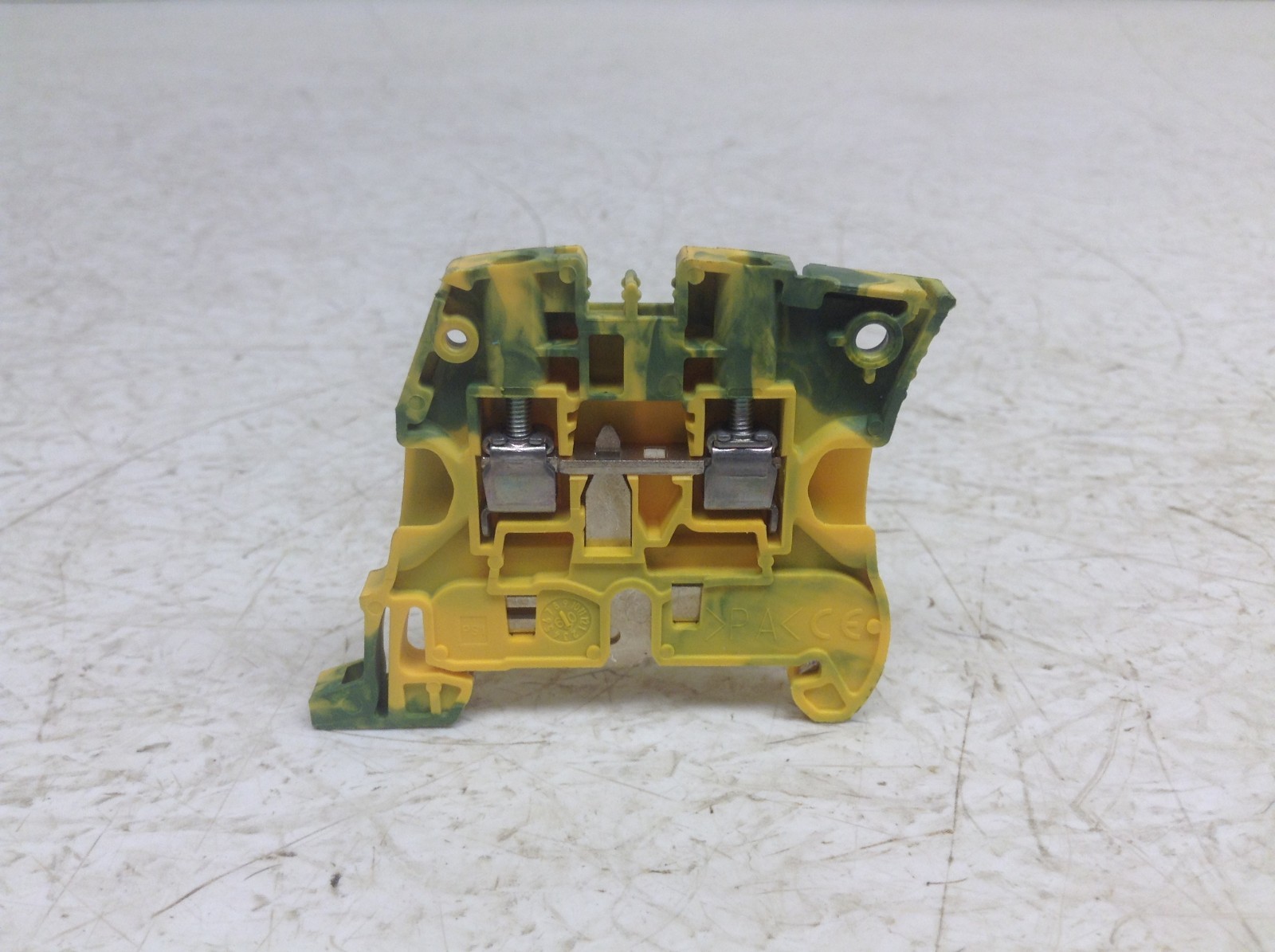 ABB Entrelec ZS4-PE Green Yellow Wire Terminal ZS4PE Lot of 3 (TBI) | eBay