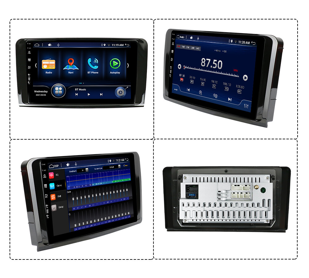 Head Unit For Mercedes Benz W164 ML350 CarPlay Android 14 Car Stereo ...