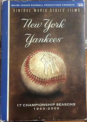 New York Yankees Vintage 17 World Series Films DVD NY MLB WS ...