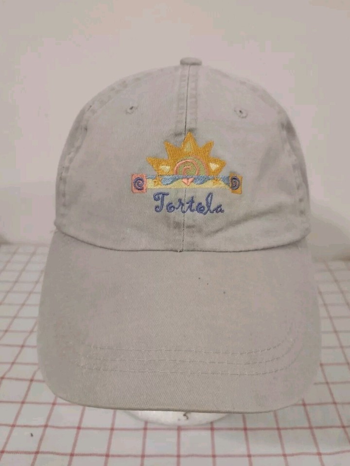 Tortola British Virgin Islands Cap Hat Beige Adjustable Embroidered ...
