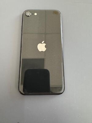 iPhone SE 2nd Gen back housing Replacement Black With Small Parts | eBay