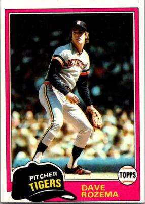 1981 Topps #614 Dave Rozema | eBay