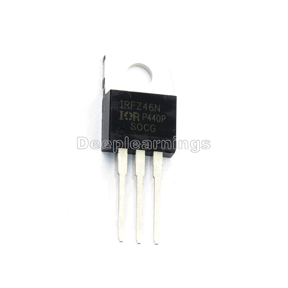 20PCS IRFZ46 IRFZ46N TO-220 N-Channel 53A 55V Transistor MOSFET TOP | eBay
