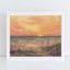 ACEO ATC Signed Print “Sunset” Beach Ocean Sea Art Card Artist Trading ...