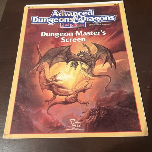 TSR AD&D - Advanced Dungeons & Dragons : Dungeon Master's Screen ...